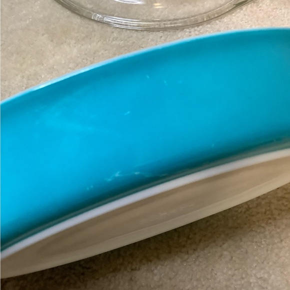 Pyrex | Kitchen | Vintage Pyrex Princess Turquoise Blue 5 Quart ...